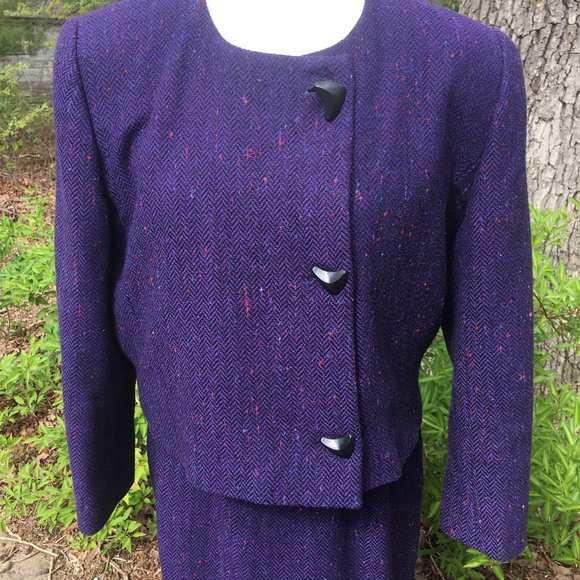 Sweet Suit | Jackets & Coats | Vintage Boxy Ladies Power Suit Sweet ...